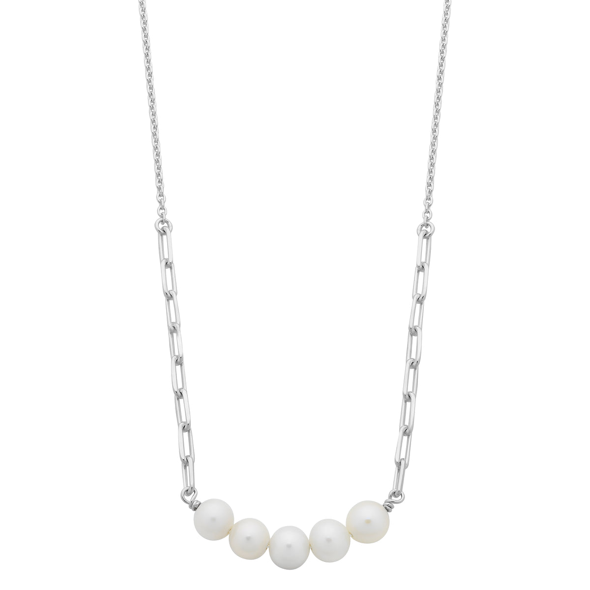 Sterling Silver Fresh Water Pearl Necklace Stephens Jewellers