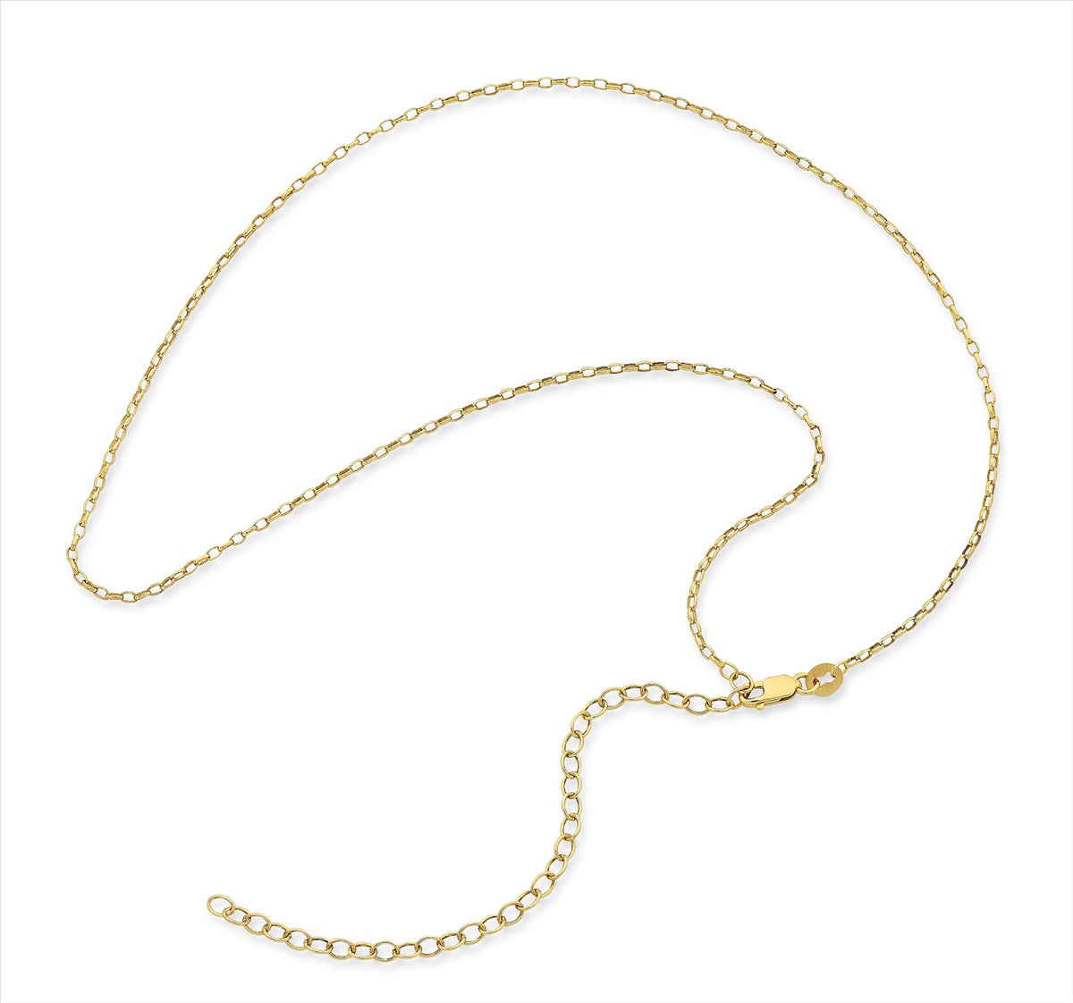 9ct Gold Silver Filled Variable Chain – Stephens Jewellers